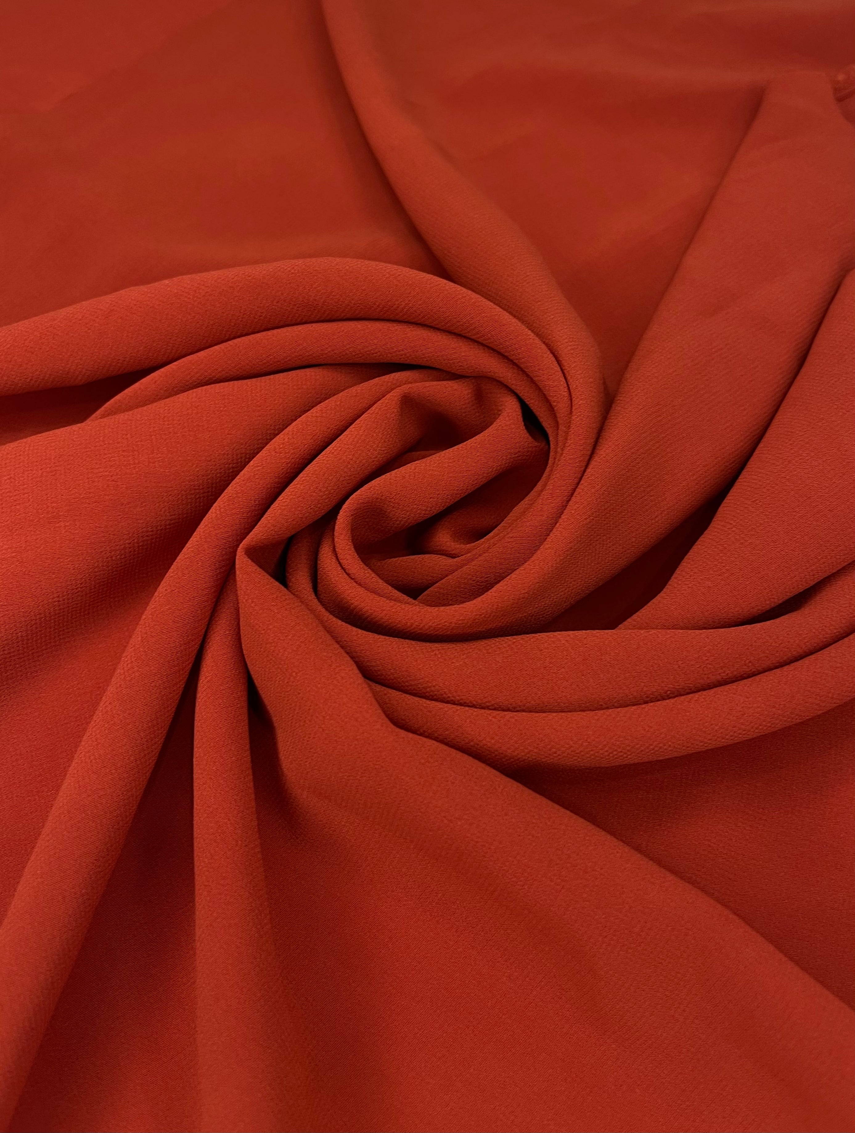Chiffon Silk touch - Sahara Copper - 150cm